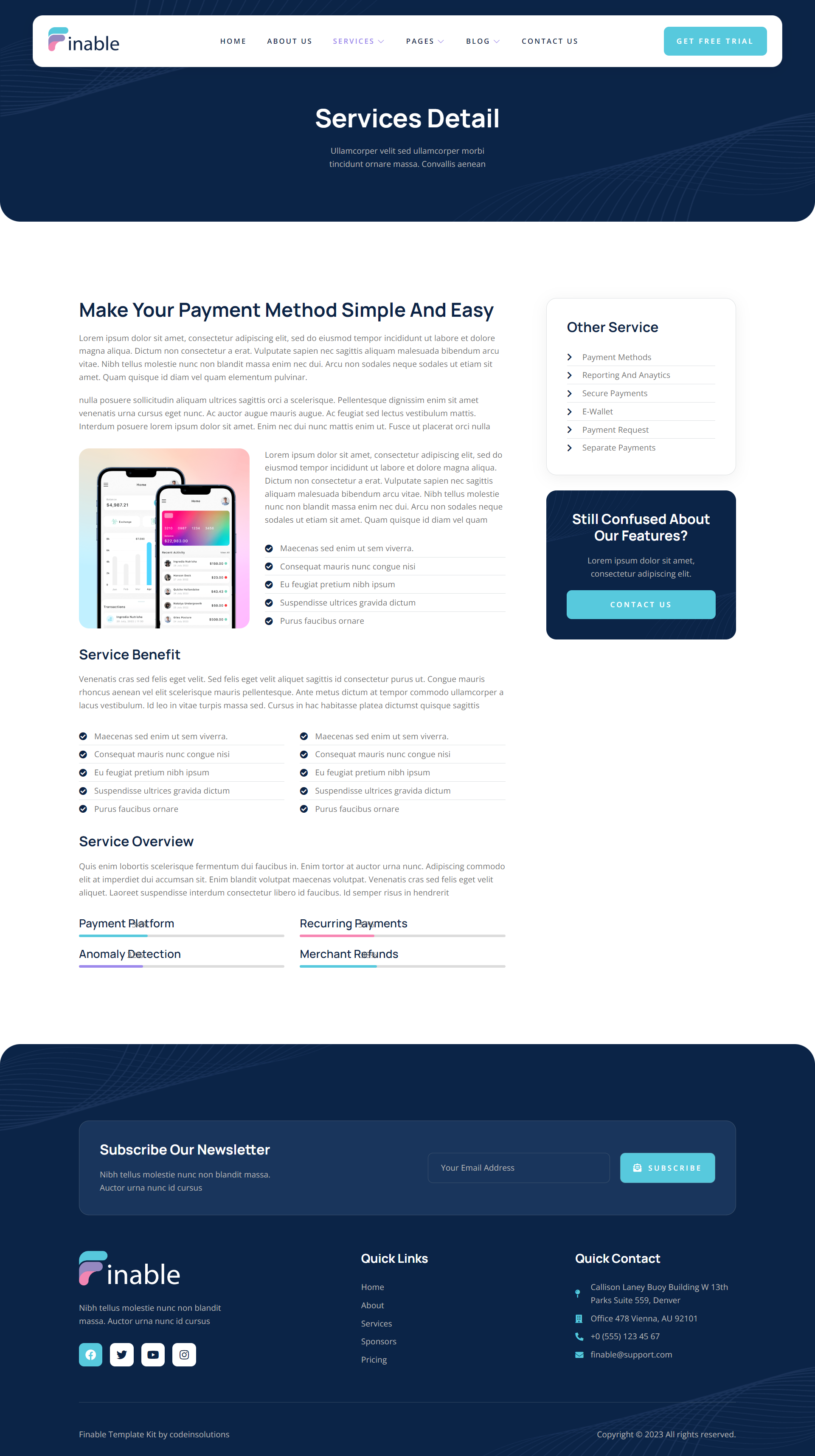 Finable - Online Payment Gateway & Fintech Elementor Template Kit by codeinsolutions